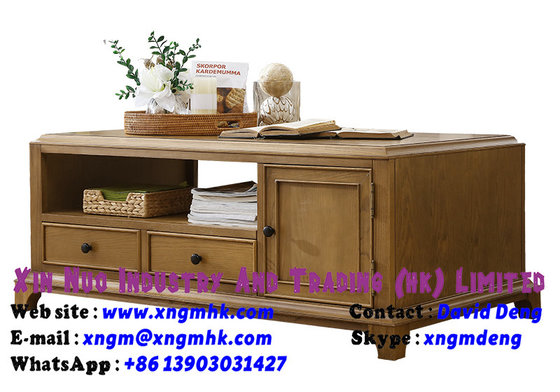 China Solid wood coffee table Ash transparent paint living room coffee table furniture supplier